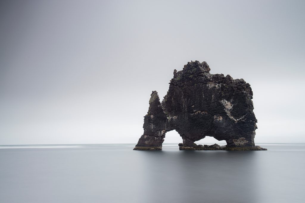 The Imposing 'Rocky Dragon' Hvítserkur From Northwestern Iceland