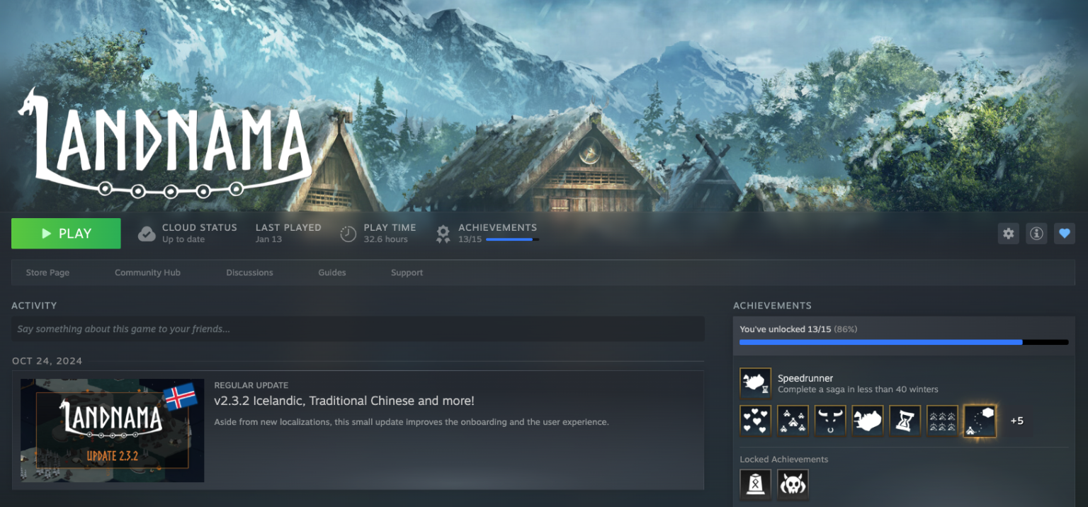 Landnama - A Survival Video Game Set In Viking Age Iceland